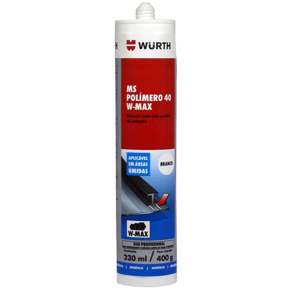 Pu 40 Polimero Branco 400g Wurth (ultima Remessa) - REDEMAC