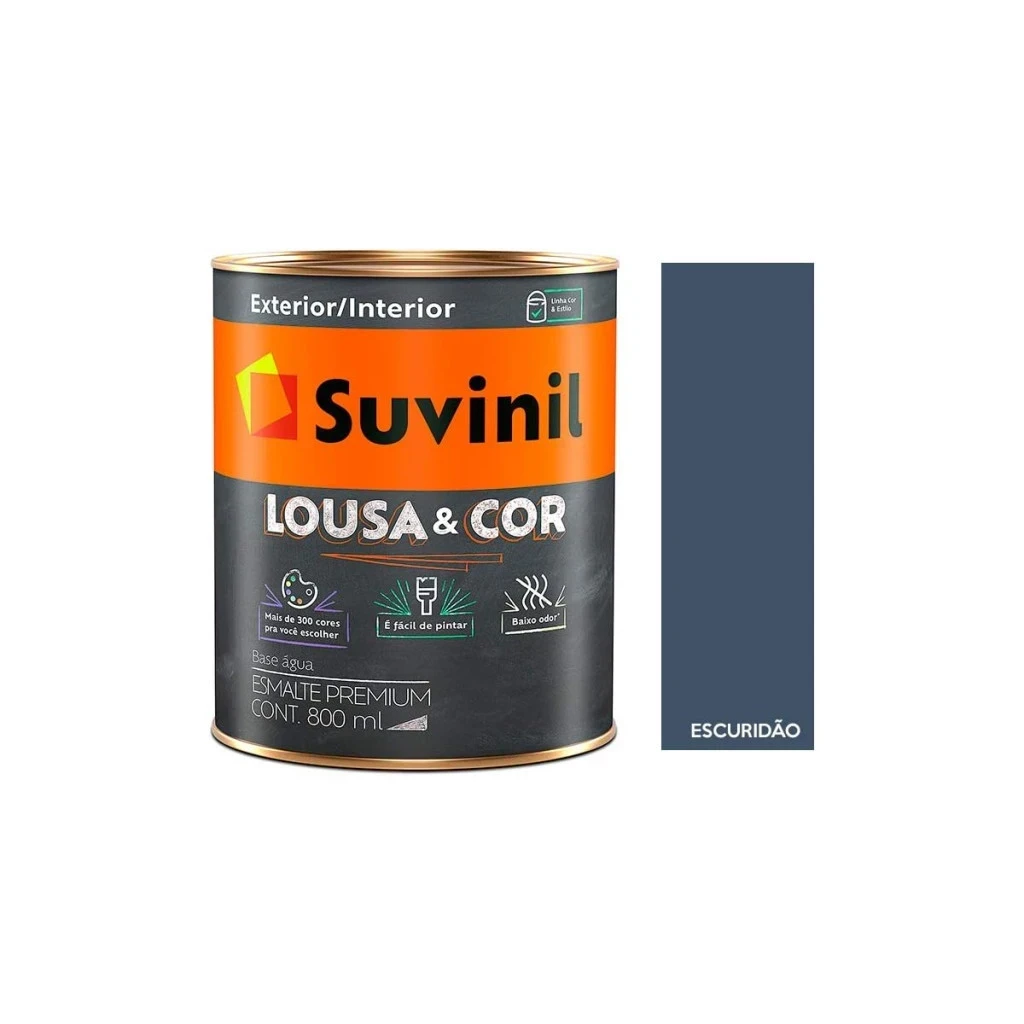 Tinta Lousa e Cor Suvinil Acet B - C2 0,8l - REDEMAC