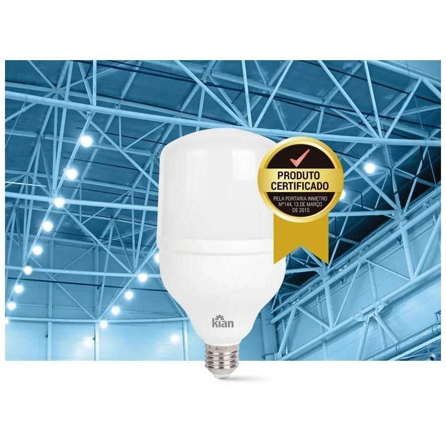 Lampada Power Led Kian Alta Potencia 50w Biv 6500k - REDEMAC